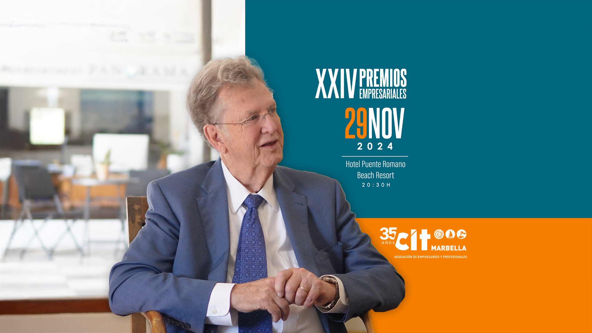 Christopher Clover "Business Leader of the Year" by CIT Marbella